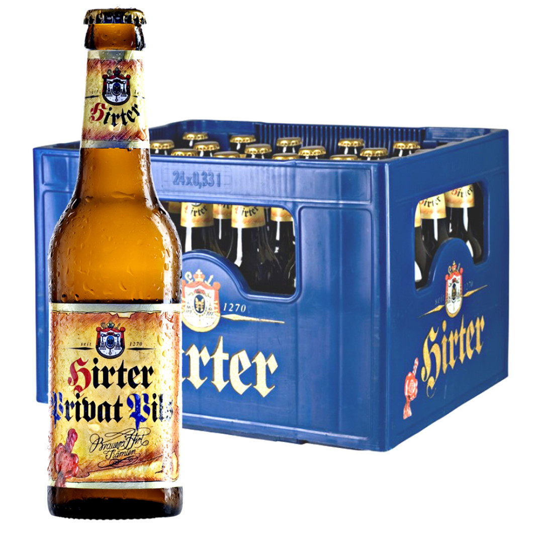 Hirter Privat Pils 0,33 lt x 24 Fl - Shopping Südsteiermark